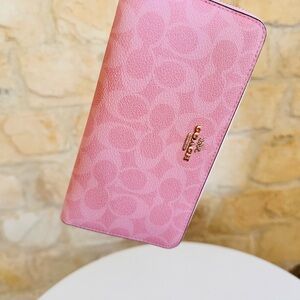 Coach | Bags | Coach Pink Tote And Wallet Set | Poshmark
